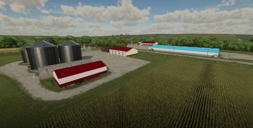 FS22 Iowa Plains View v1.0 - FS 22 Maps Mod Download
