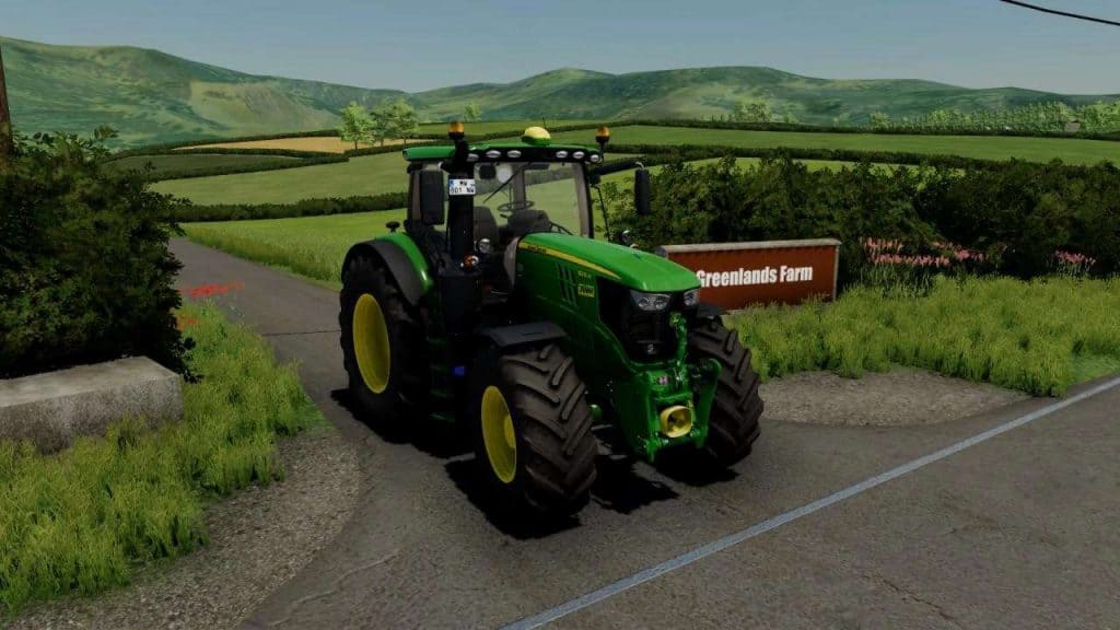 FS22 John Deere 6215R real sounds v1.0 - FS 22 Tractors Mod Download