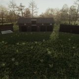 FS22 Old Brick Building Pack v1.0 - FS 22 Objects Mod Download