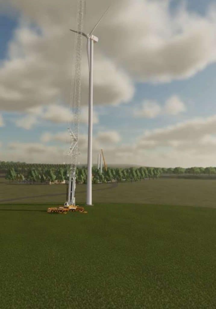 Wind Turbine Kit v2 (7) - Farming simulator 19 / 17 / 15 Mod