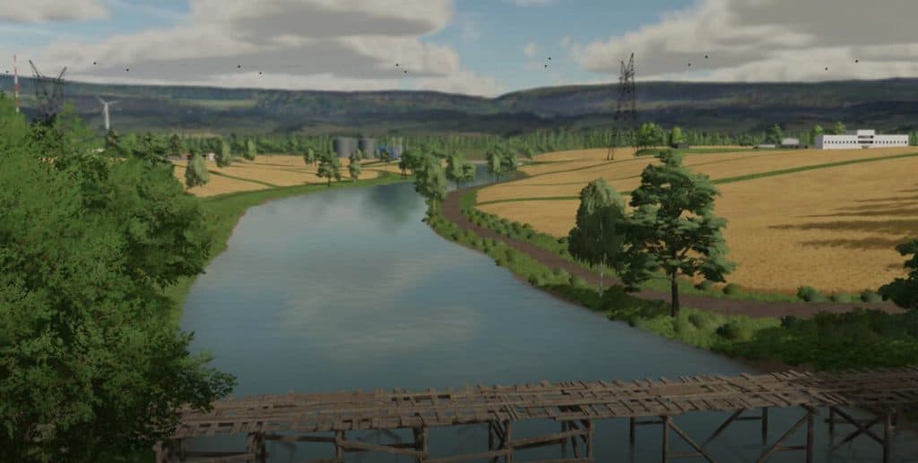 Black River Map v1 (2) - Farming simulator 19 / 17 / 15 Mod