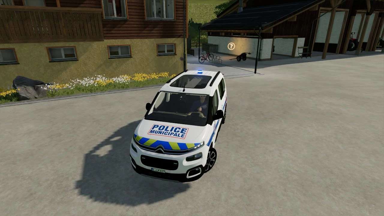 FS22 Citroën Berlingo XTR Police Municipale v1.0 - FS 22 Cars Mod Download