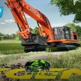 FS22 DOOSAN 350LC 7K v1.0 - FS 22 Forklifts / Excavators Mod Download