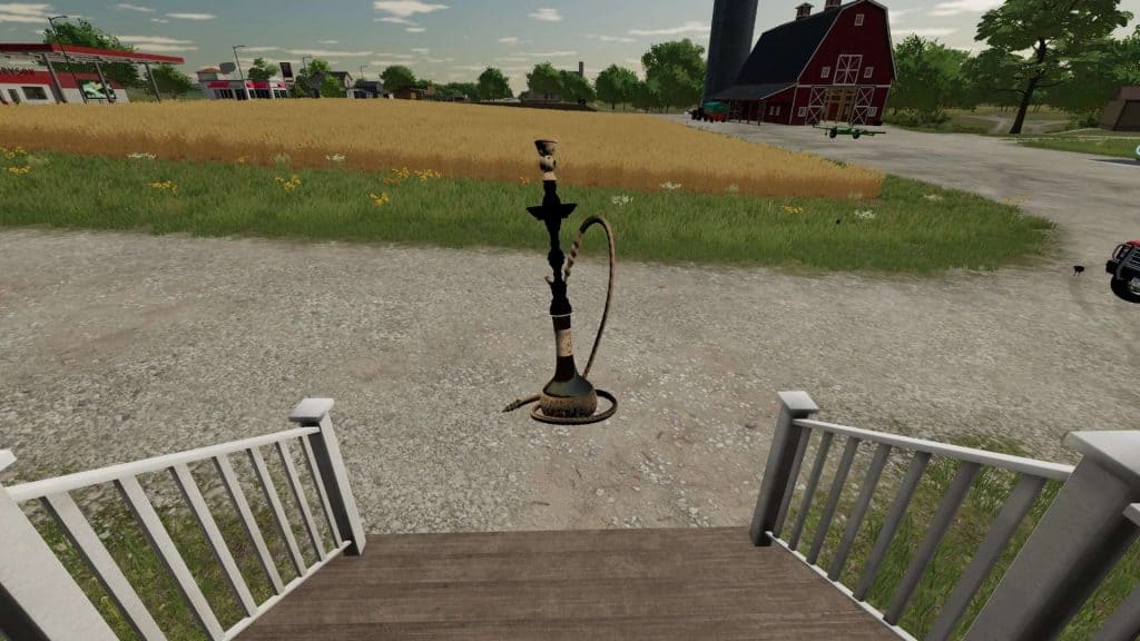 FS22 Dynamic Placeable Hookah v1.0 - FS 22 Objects Mod Download