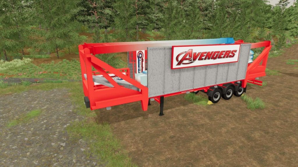 FUNFAIR TRAILERS PACK v1 (5) - Farming simulator 19 / 17 / 15 Mod
