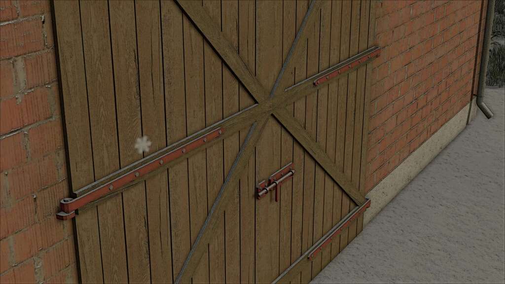 FS22 Garages 43×12 v1.0 - FS 22 Objects Mod Download