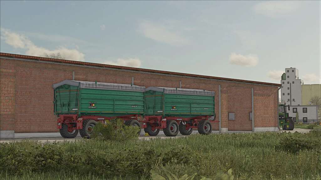 FS22 Garages 43×12 v1.0 - FS 22 Objects Mod Download