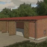 FS22 Garages 43×12 v1.0 - FS 22 Objects Mod Download