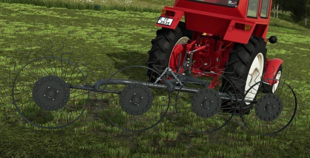 FS22 Lizard Windrower v1.0 - FS 22 Implements & Tools Mod Download