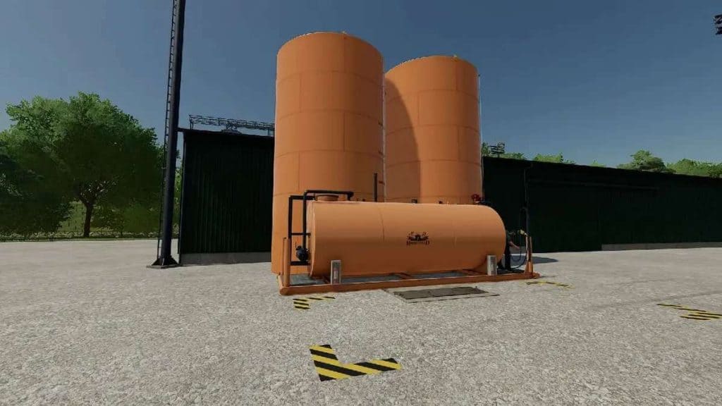 FS22 MH Farm Fuel Storage v1.0 - FS 22 Objects Mod Download