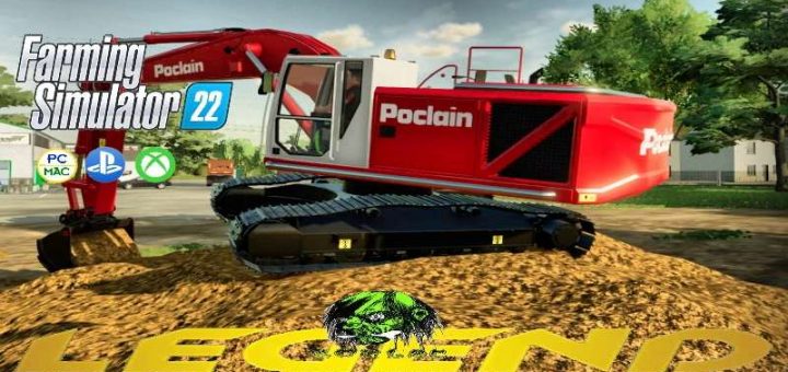 Farming Simulator 22 Forklifts, Excavators Mods | FS22 Forklifts ...