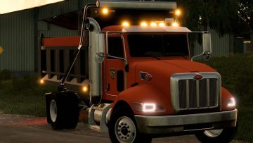 FS22 Peterbilt 340 dump truck v1.0 - FS 22 Trucks Mod Download