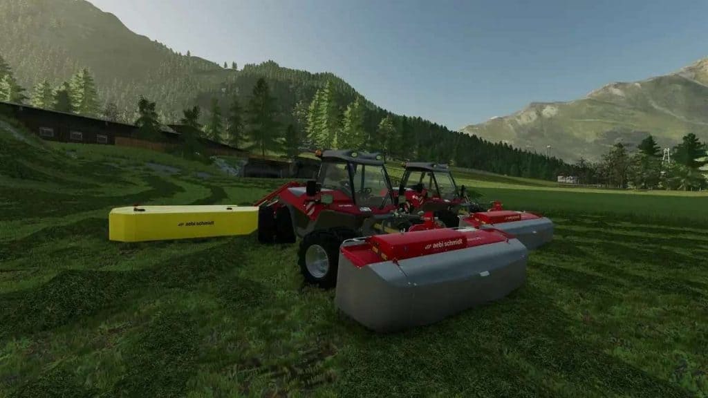 FS22 Pöttinger NovaAlpin Pack Aebi v1.0 - FS 22 Implements & Tools Mod Download