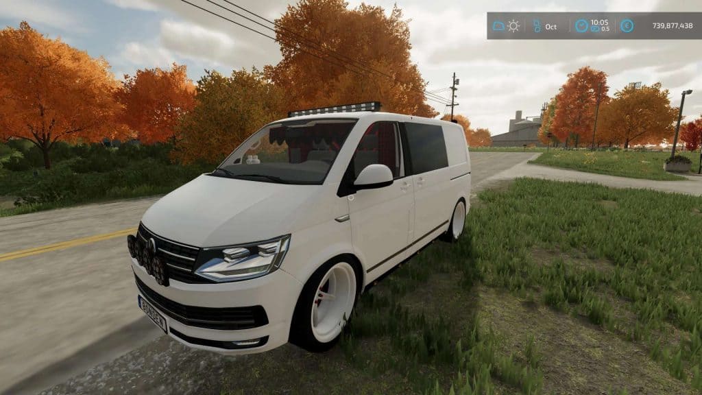 FS22 Volkswagen Multivan v1.0 - FS 22 Vehicles Mod Download
