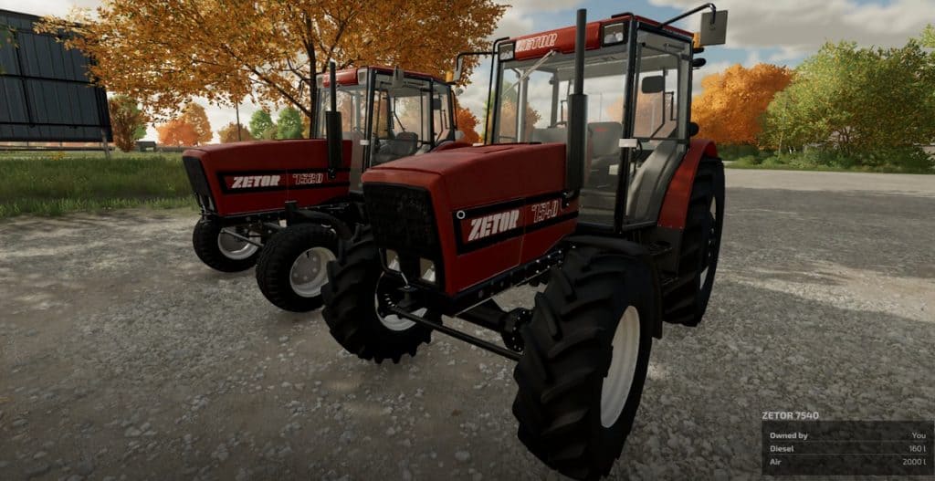 FS22 Zetor 7520 v1.0 - FS 22 Tractors Mod Download