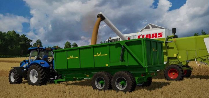 FS22 Skid steer Trailer or Utility Trailer v1.0 - FS 22 Trailers Mod ...