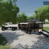 FS22 Big Tex 10pi Landscape Trailer v1.0 - FS 22 Trailers Mod Download