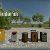 FS22 City Deco Pack v1.0 - FS 22 Objects Mod Download
