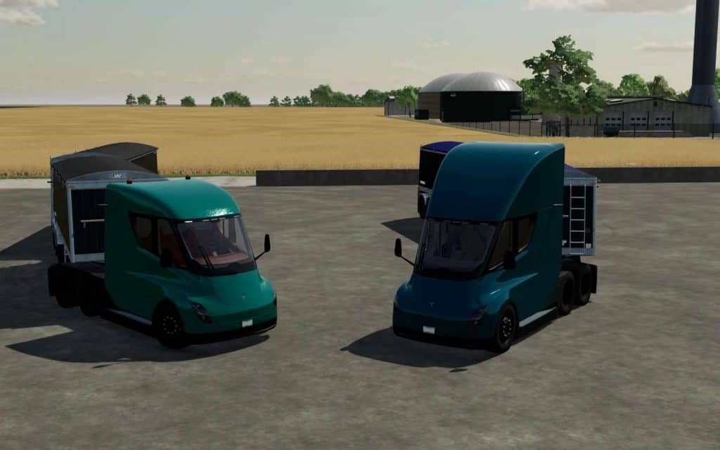 FS22 EDM FS22 TESLA SEMI TRUCK V1.1 - FS 22 Trucks Mod Download
