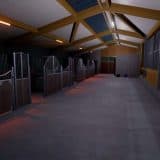 FS22 Horse Stable With Paddocks v1.1 - FS 22 Objects Mod Download