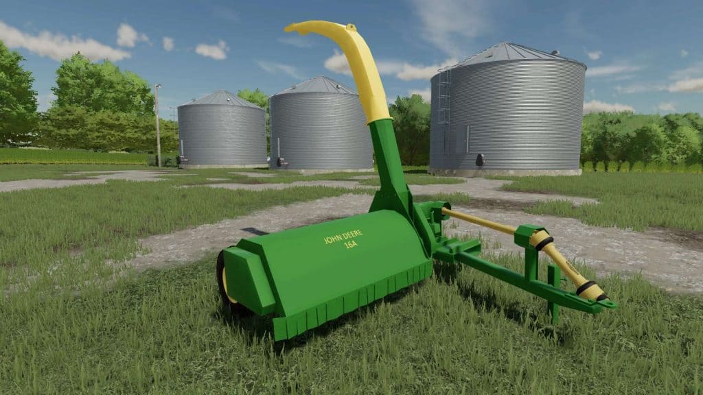 FS22 John Deere 16A Flail Chopper v1.0 - FS 22 Implements & Tools Mod ...
