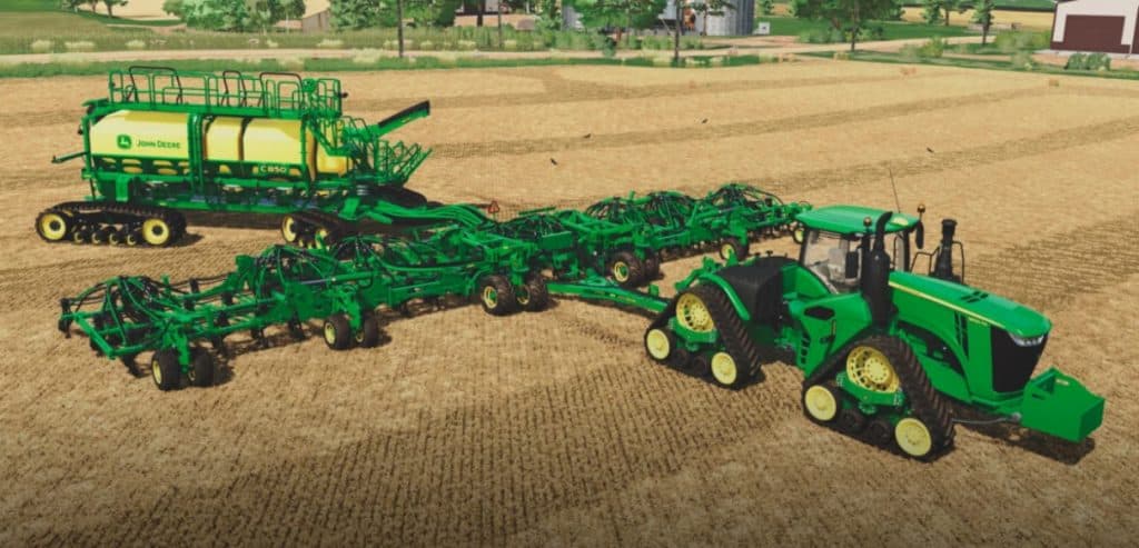 FS22 John Deere C850 Air Cart And P576 Air Hoe Drill v1.0 - FS 22 ...