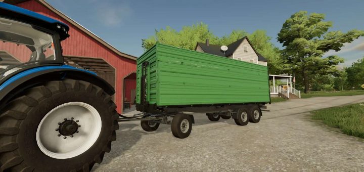 FS22 Load Trail Dump Trailer v1.0 - FS 22 Trailers Mod Download
