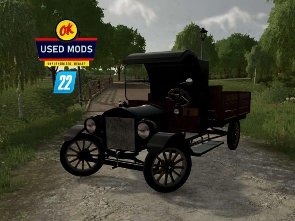 FS22 Old Truck Model T Flat bed v1.0 - FS 22 Vehicles Mod Download