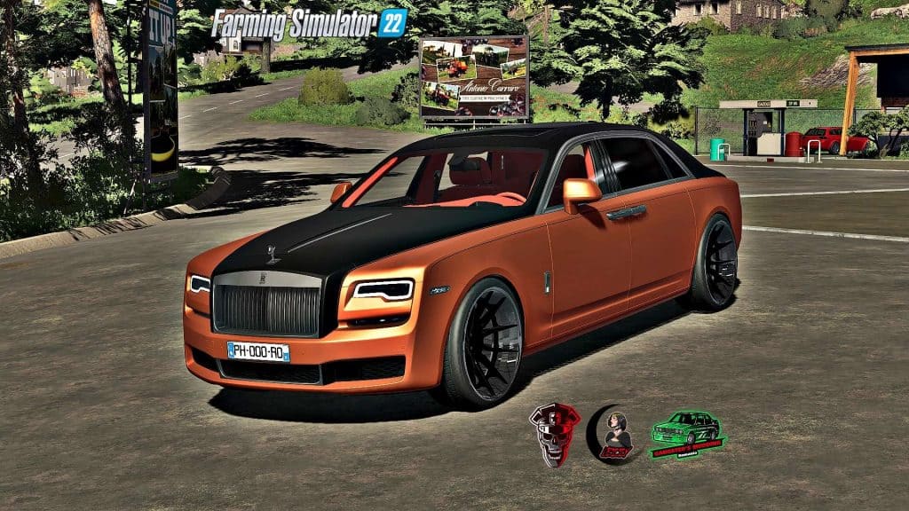 Rolls Royce Ghost V1.0 (1) - Farming simulator 19 / 17 / 15 Mod