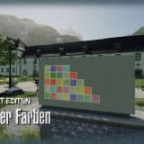FS22 Wall Of Colors v1.0 - FS 22 Objects Mod Download