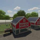FS22 Chicken Coop Pack v1.0 - FS 22 Objects Mod Download
