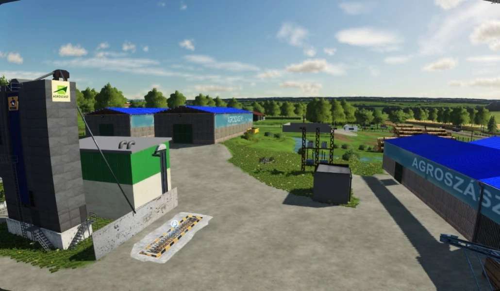 FS22 Agroszász map v1.1 - FS 22 Maps Mod Download