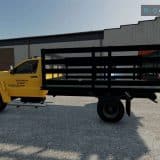FS22 Chevy 550 flatbed v1.0 - FS 22 Trucks Mod Download