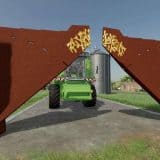 FS22 Folding Fan Gate v1.0 - FS 22 Objects Mod Download