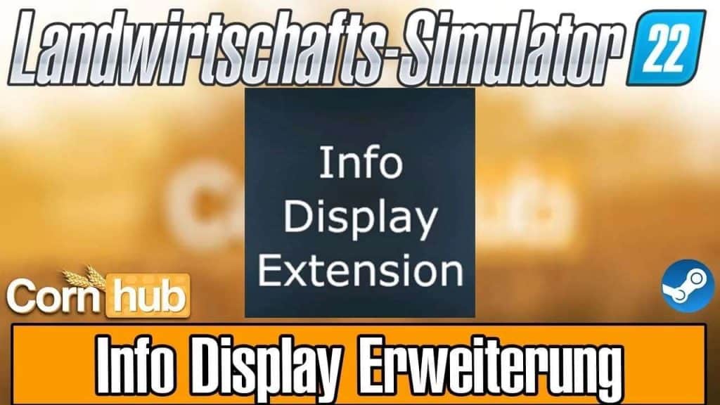 FS22 Info Display Extension v1.5 - FS 22 Other Mod Download