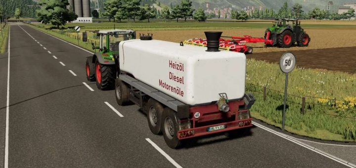 FS22 Tandem manure spreader 8t v1.0 - FS 22 Trailers Mod Download