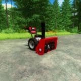 FS22 Push Snow Blower v1.0 - FS 22 Implements & Tools Mod Download