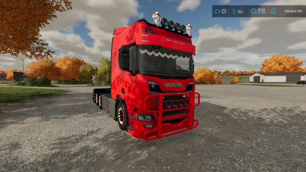 Scania R500 Tridem v1 (1) - Farming simulator 19 / 17 / 15 Mod