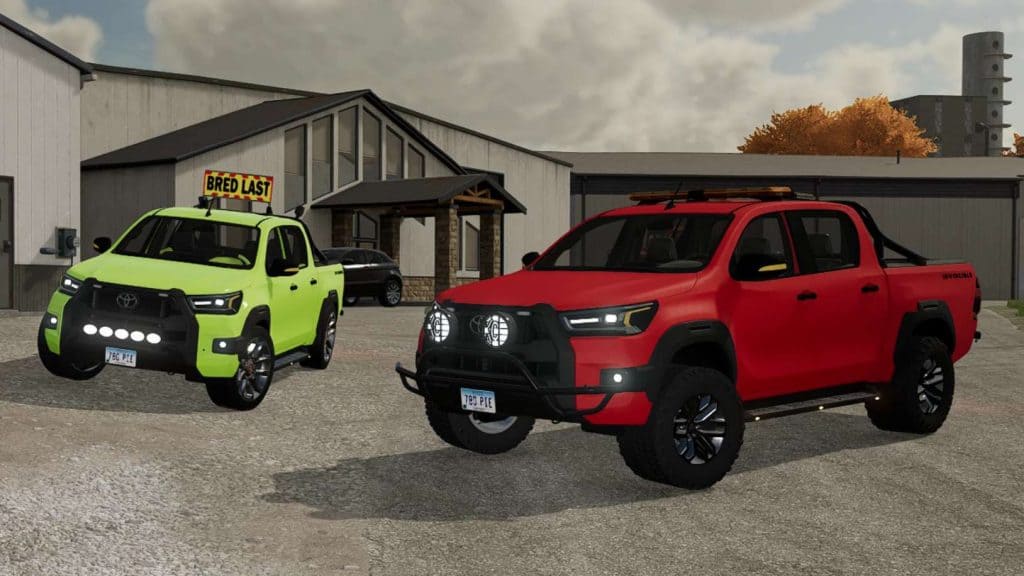 Toyota Hilux Invincible V4 (3) - Farming simulator 19 / 17 / 15 Mod