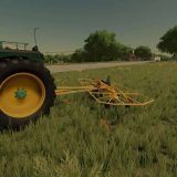 FS22 Vermeer TD100 Tedder v1.0 - FS 22 Implements & Tools Mod Download