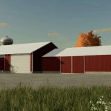 FS22 58×50 Shop With Attached 70×38 Cold Storage v1.0 - FS 22 Objects ...