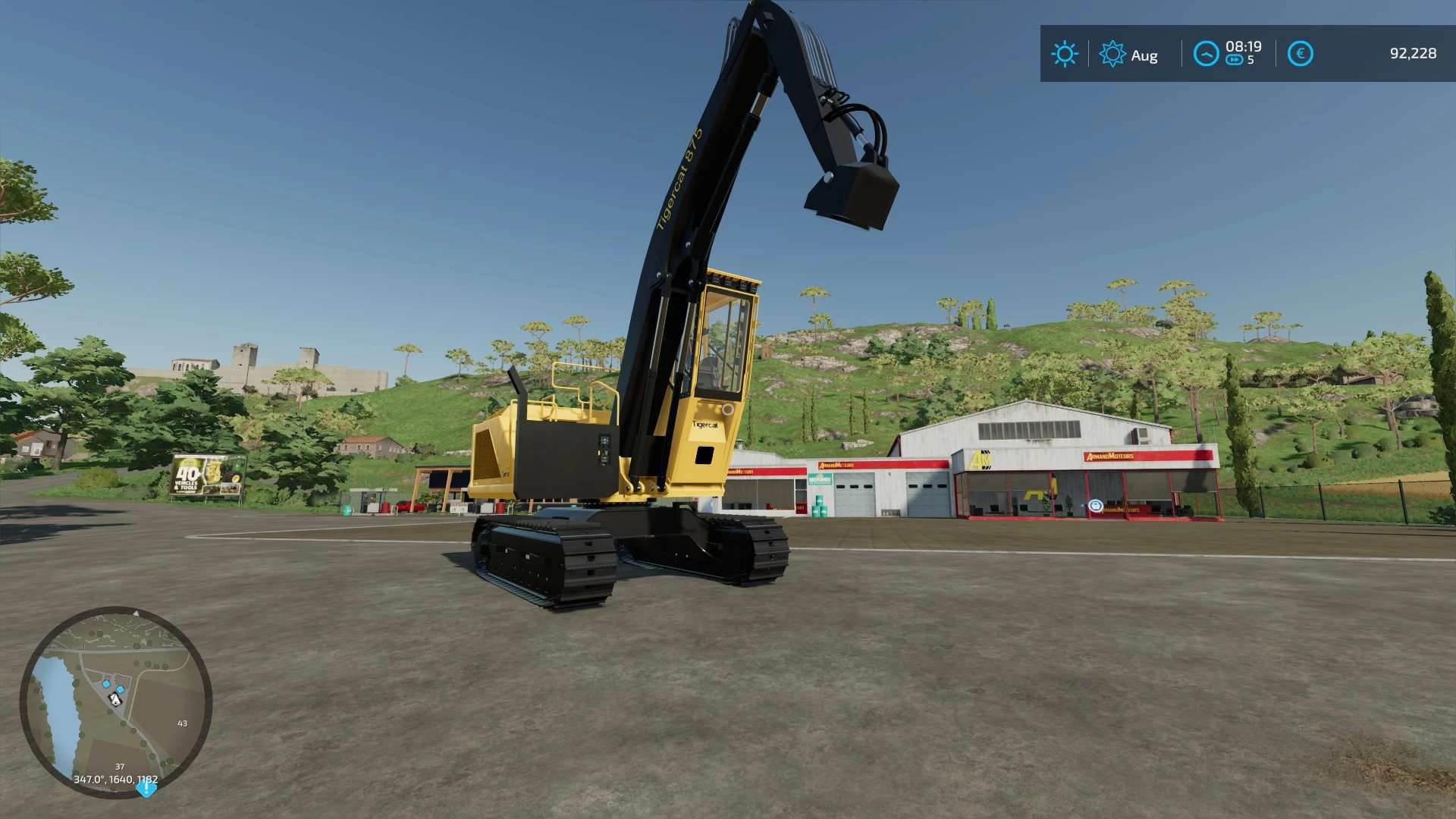 FS22 AJ Deere Tigercat swing machines pack - FS 22 Forklifts / Excavators Mod Download