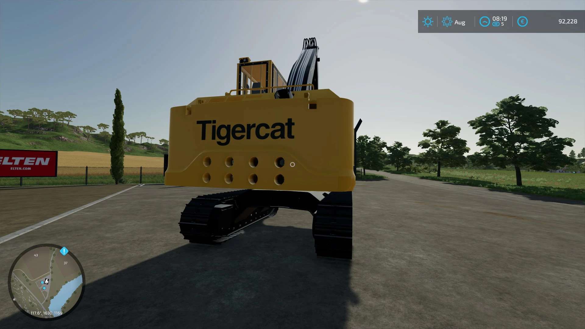 FS22 AJ Deere Tigercat swing machines pack - FS 22 Forklifts / Excavators Mod Download