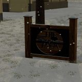 FS22 Farm Sign v1.0 - FS 22 Objects Mod Download