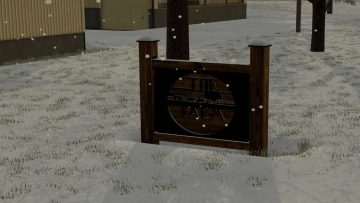 FS22 Farm Sign v1.0 - FS 22 Objects Mod Download