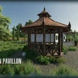 FS22 Garden Pavilion v1.0 - FS 22 Objects Mod Download