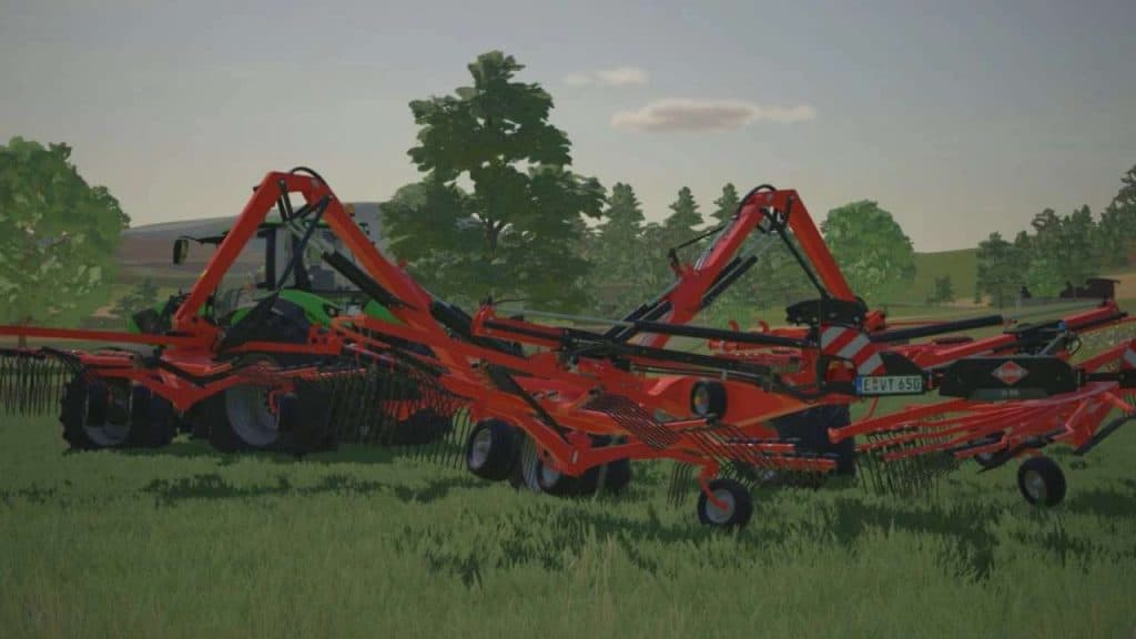 FS22 KuhnGA rake v1.0 - FS 22 Implements & Tools Mod Download