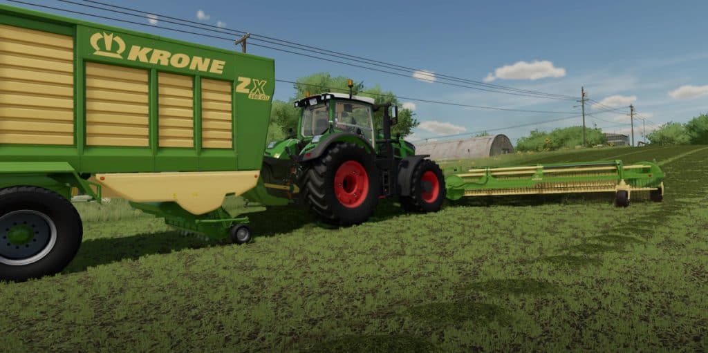 Lizard Front Windrower v2 (6) - Farming simulator 19 / 17 / 15 Mod