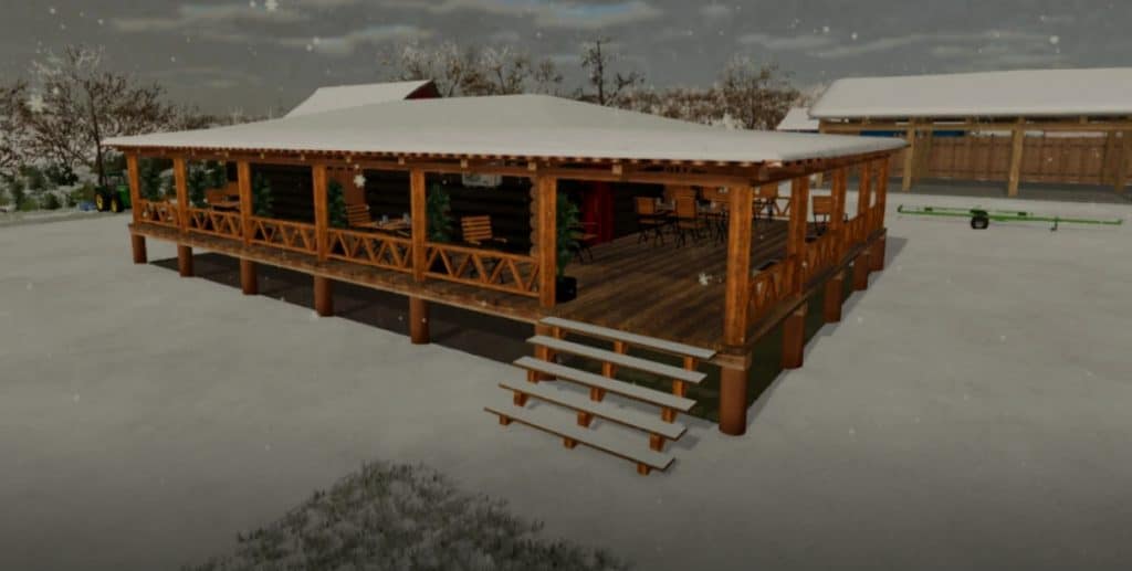 Redneck Restaurant v1 (3) - Farming simulator 19 / 17 / 15 Mod