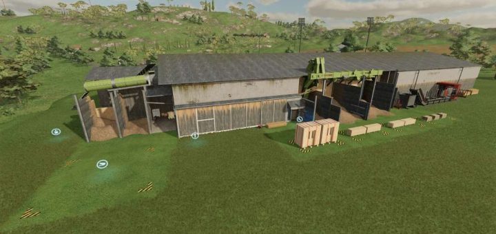 FS22 Grist Mill v1.0 - FS 22 Objects Mod Download